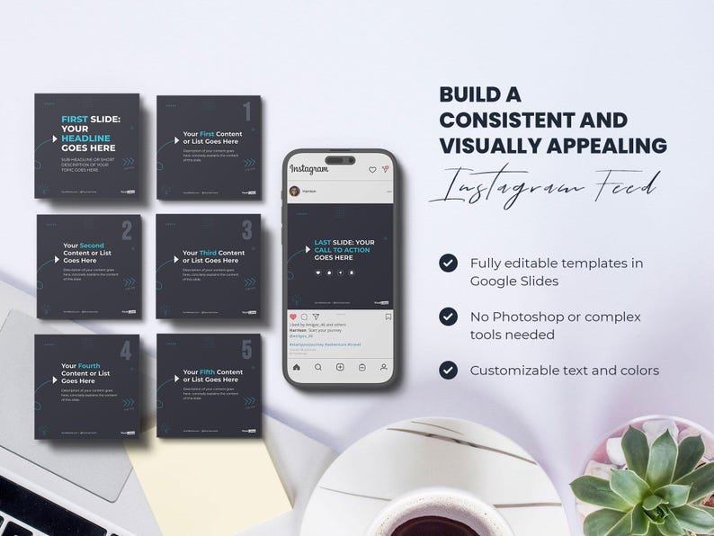 Instagram Carousel Template | Business & Coaches Instagram Carousel ...