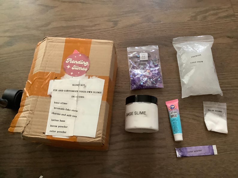 Slime Kit, Make/fix Your Own Slime - Etsy