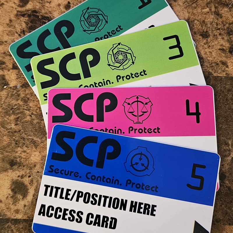 Scp Keycard - Etsy