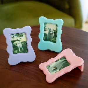 Instax Photo Frame - Wavy Bubble Art Deco Picture Stands Instax ...