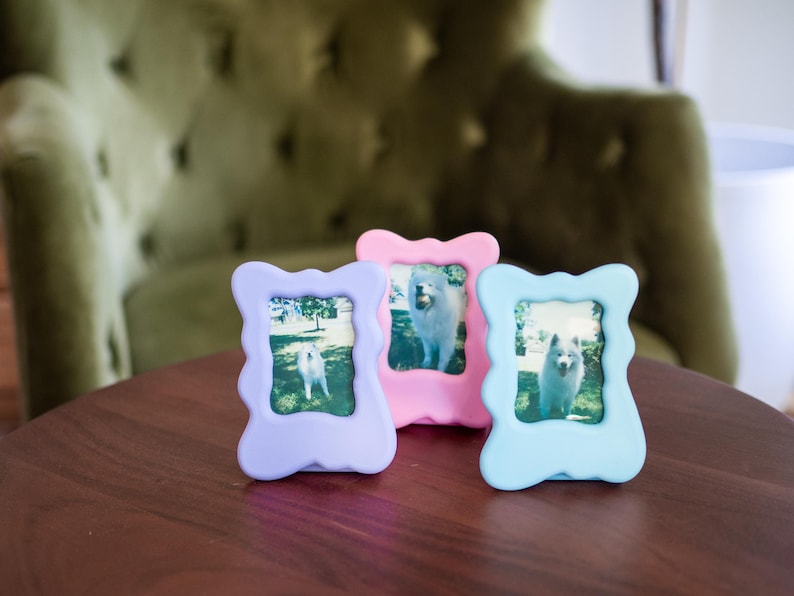 Instax Photo Frame - Wavy Bubble Art Deco Picture Stands Instax ...