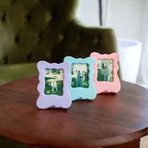 Instax Photo Frame - Wavy Bubble Art Deco Picture Stands Instax ...