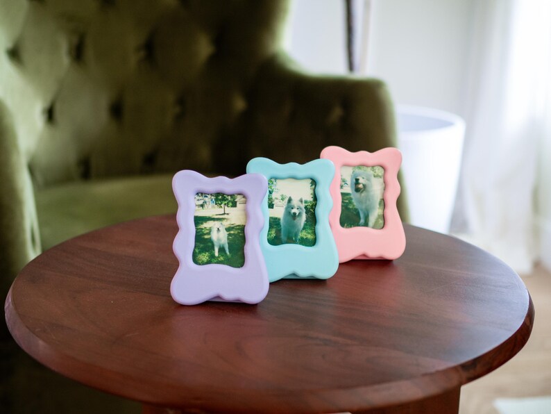 Instax Photo Frame - Wavy Bubble Art Deco Picture Stands Instax ...