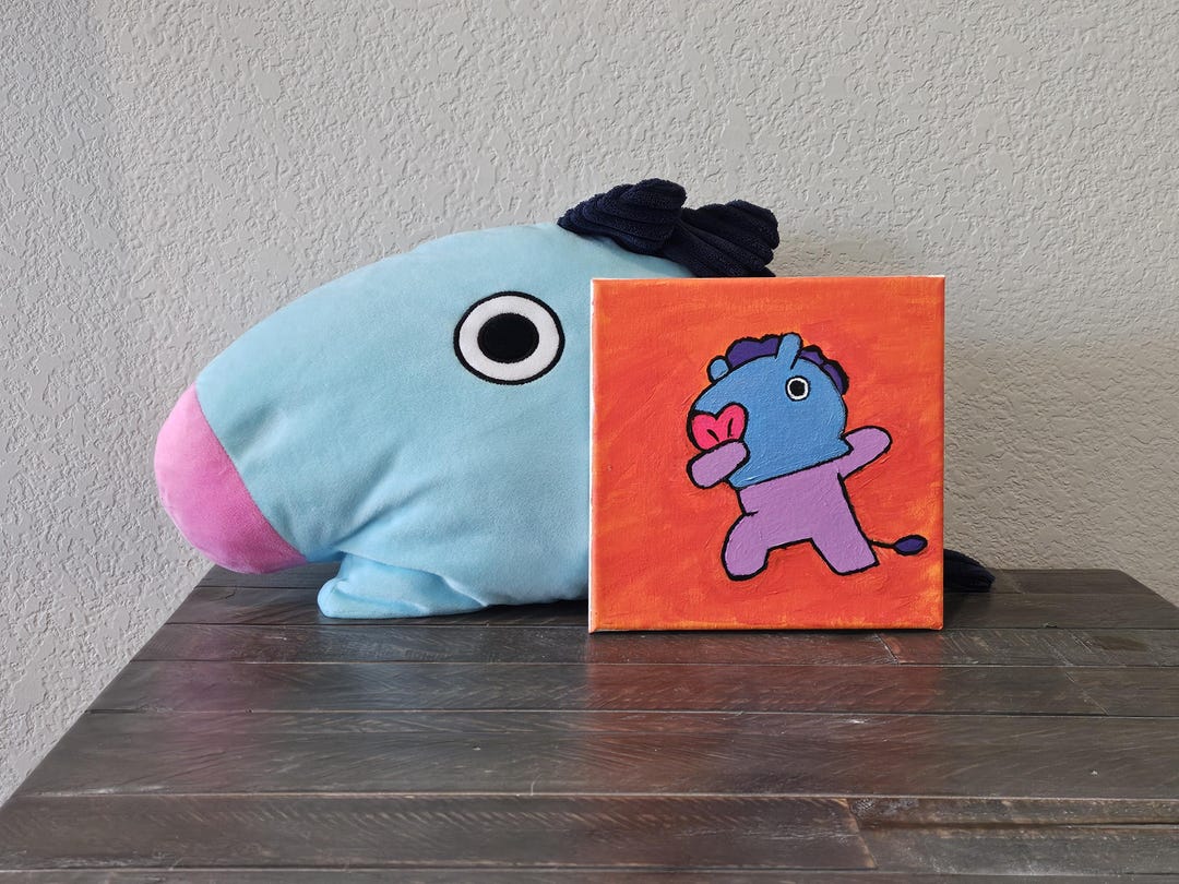 BTS J-hope "mang" BT21 Acrylic Painting - Etsy
