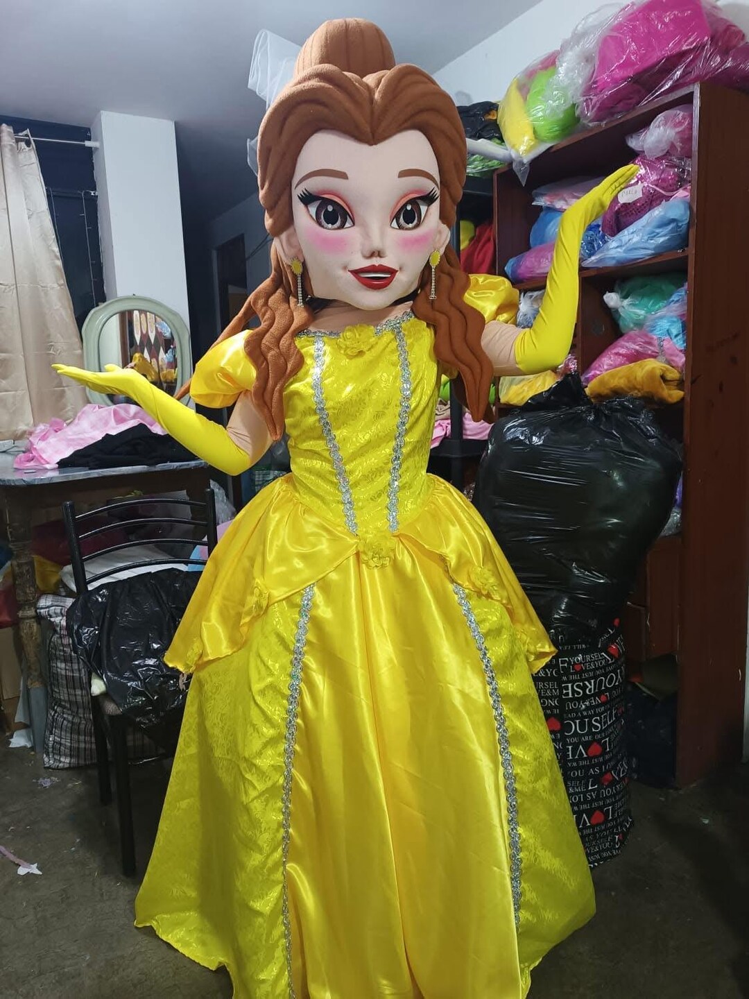 Princess Belle Cute Mascot Costume Mascots Party Event Halloween Events ...
