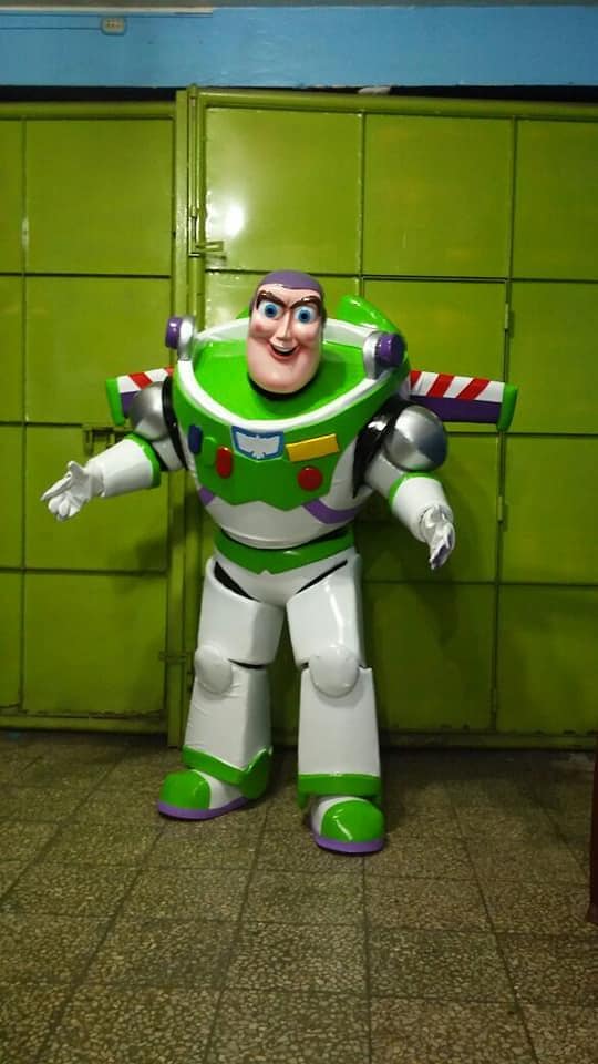Buzz Fiber Glasshead Mascot Costume Deco Theme Kids Party Event Botarga Halloween Toy Etsy