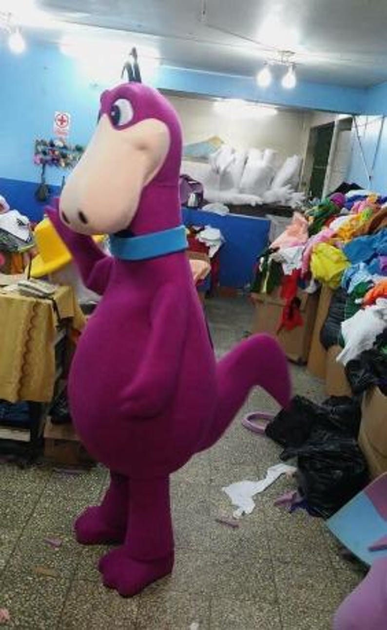 Purple Dinosaur Animal Mascot Costumes, Mascots Party Event Halloween ...