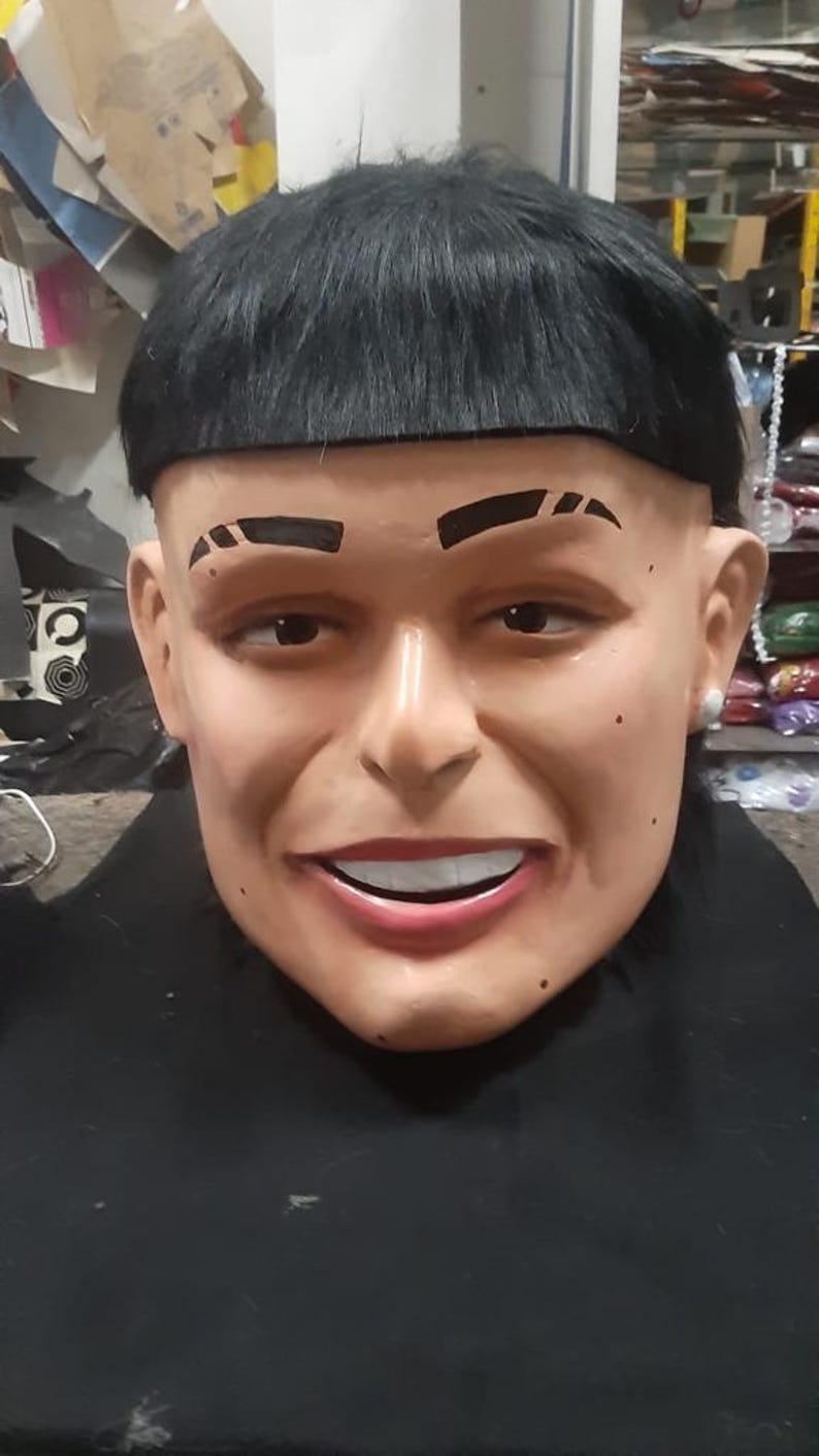 Peso Pluma Fiberglass Head Mascot Costume Mascots Party Event Halloween ...