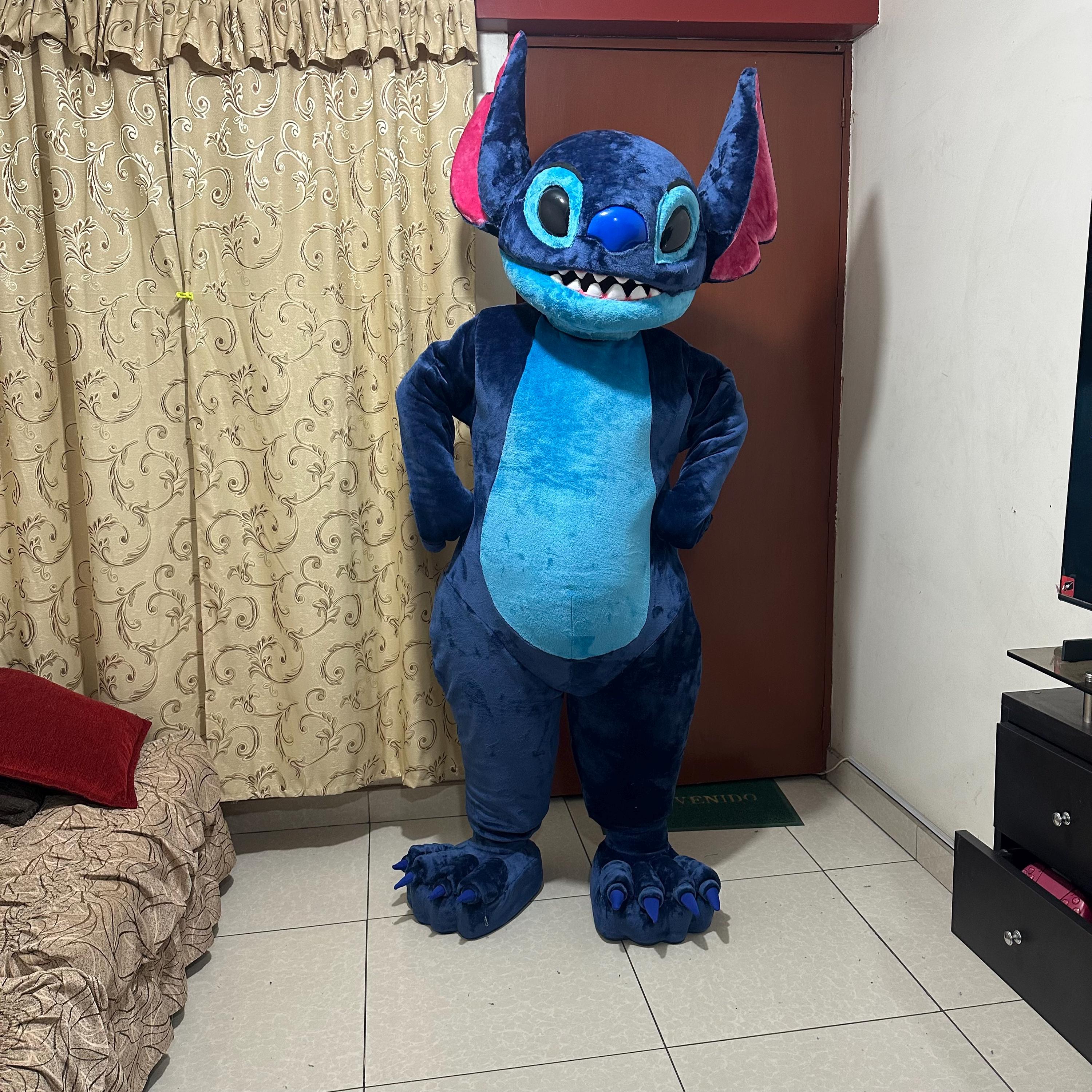 Stitch Fiberglass Head Costume Mascot Party Event Halloween Event Deco ...