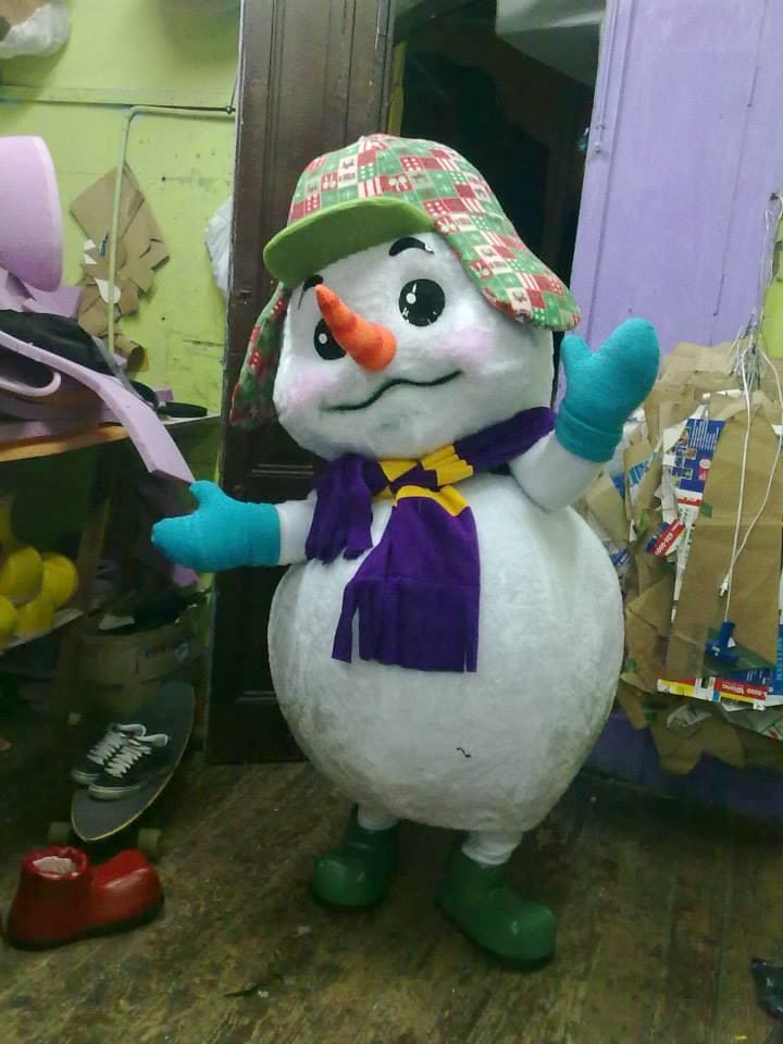 Snowman Christmas Costume Mascot Party Event Halloween Events Parties ...