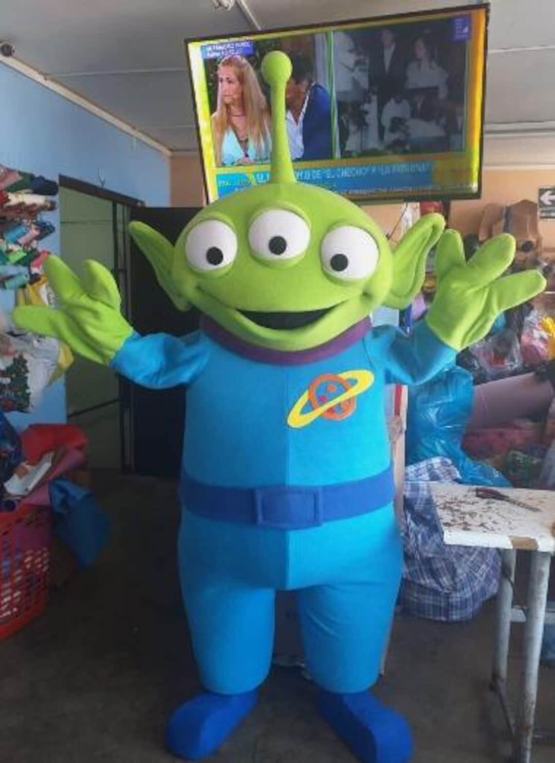 Green Monsters Mascot Costumes, Mascots Party Event Halloween Events ...