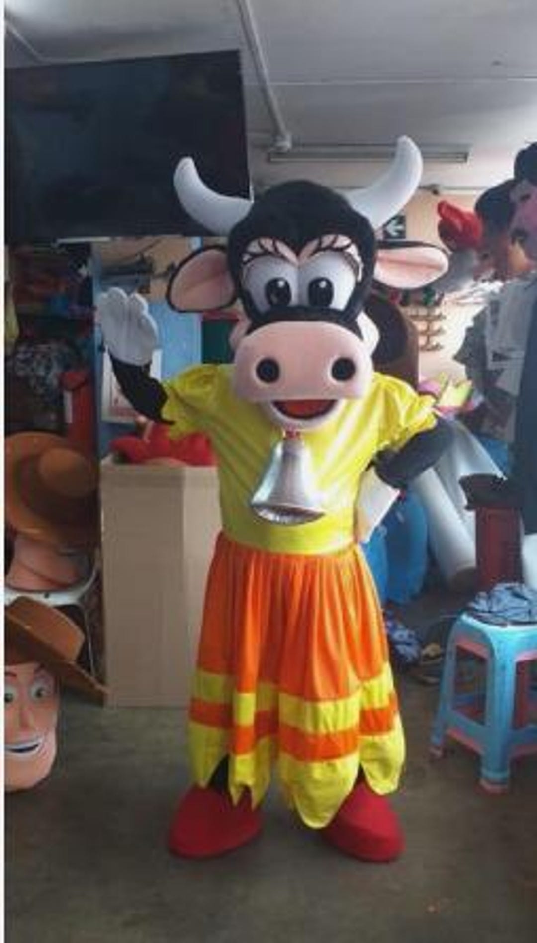 Girl Cow Animal Mascot Costume Mascots Party Event Halloween Events ...