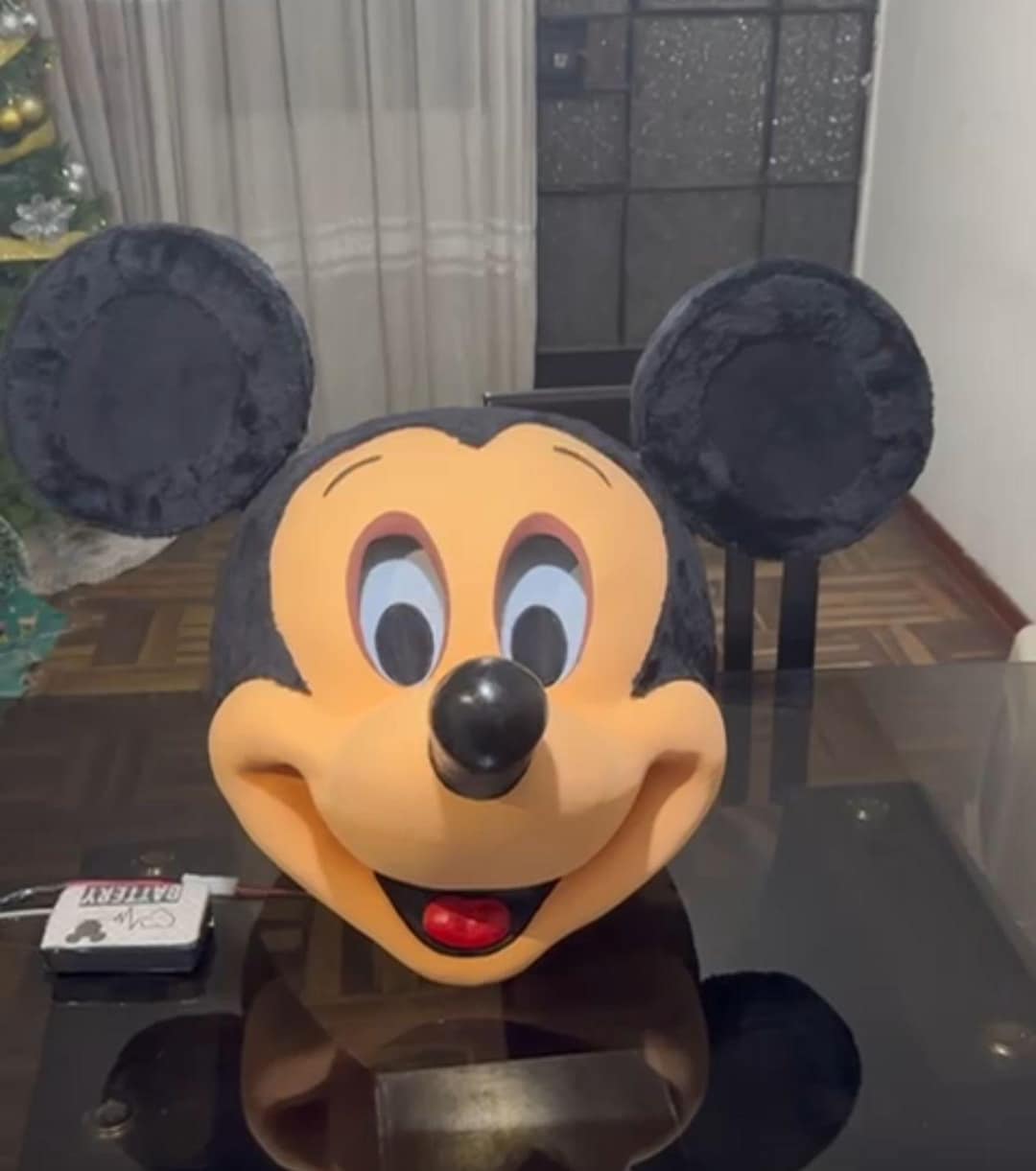 Boy Mouse Resin Head Mascot Costume With Blinking Eyes Party Event ...