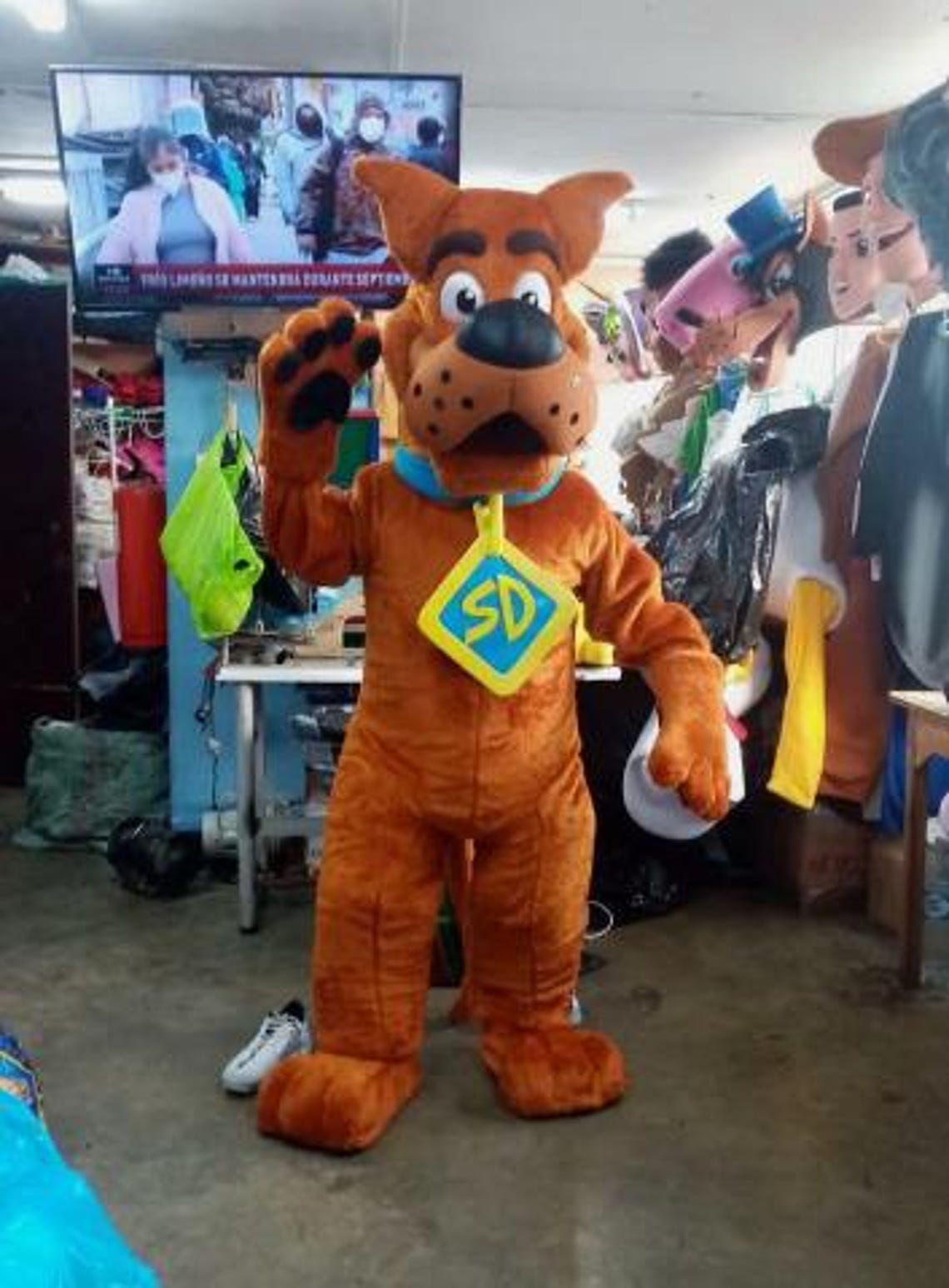 Mystery Pup Animal Mascot Costume Mascots Party Event Halloween Events ...