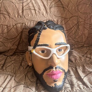 Bad Bunny Head Costume Mascot Party Event Halloween Events Parties ...