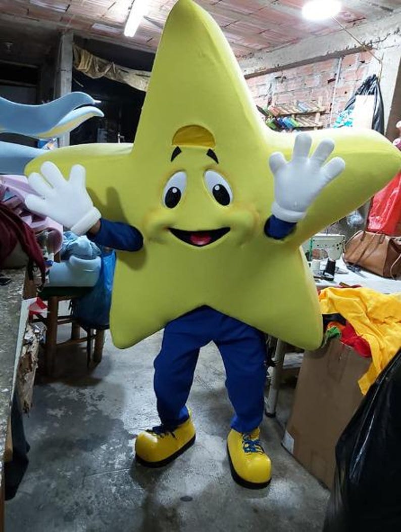 Yellow Star Animal Costume Mascot Party Event Halloween Events Parties ...