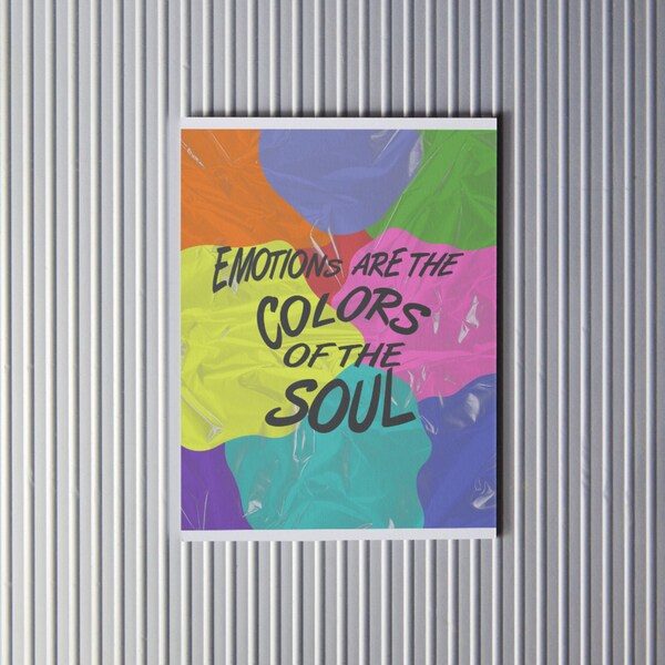 Emotions Poster - Etsy