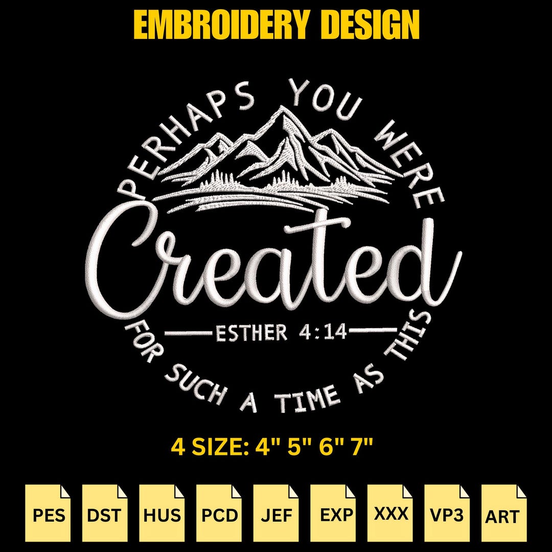 Created Embroidery Designs, Bible Verse Machine Digital Embroidery ...