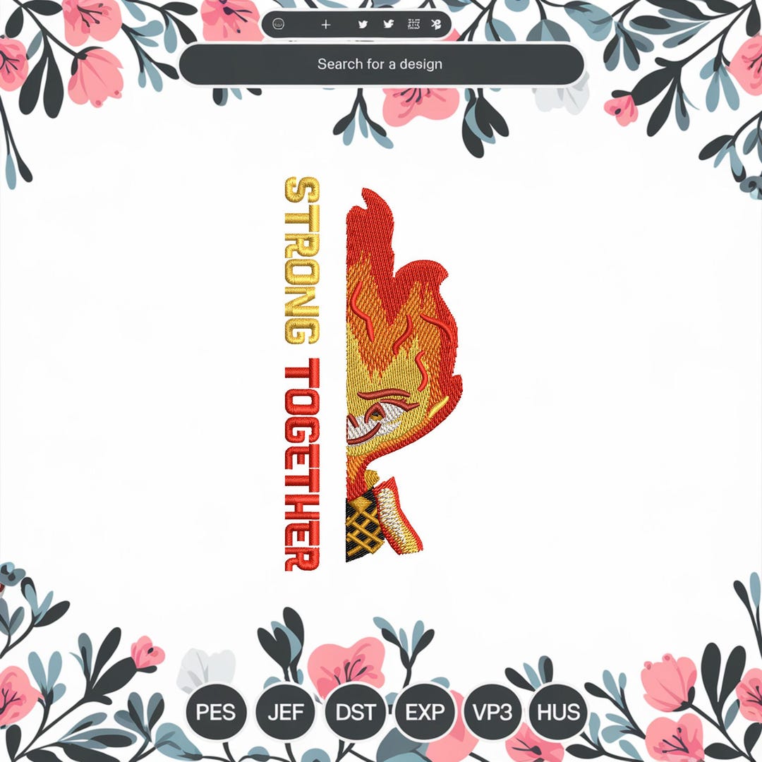 Matching Couple Embroidery Designs: Valentine Pattern (digital Download ...