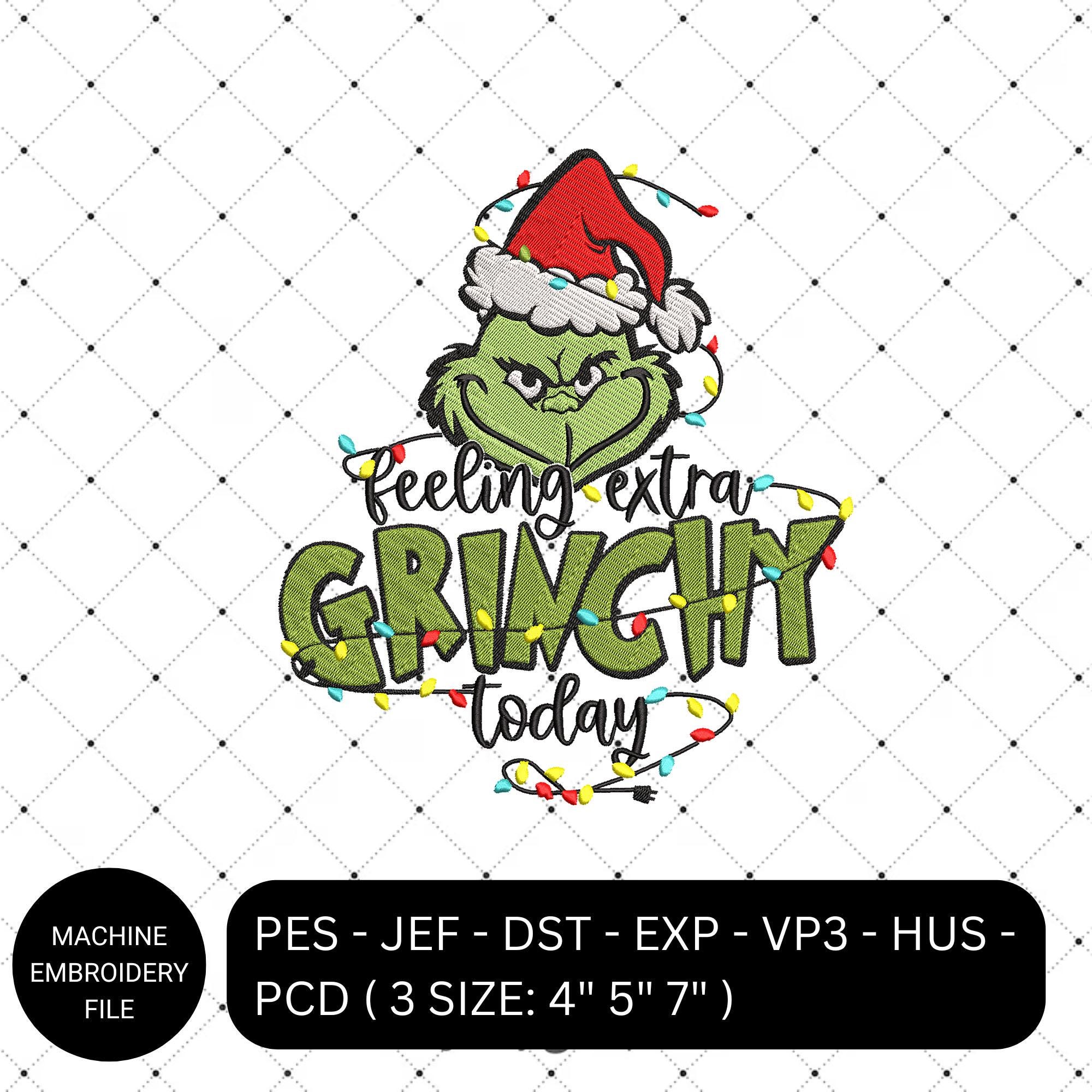 Felling Extra Green Embroidery Designs, Merry Christmas Machine ...