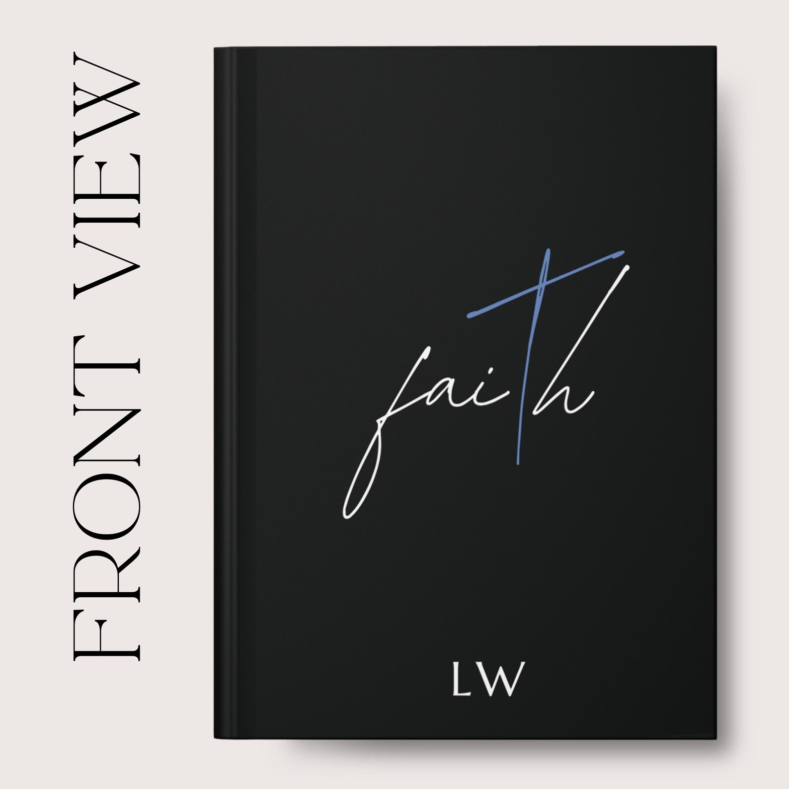 Custom Name Faith Journal With Cross - Personalized Prayer Journal for ...