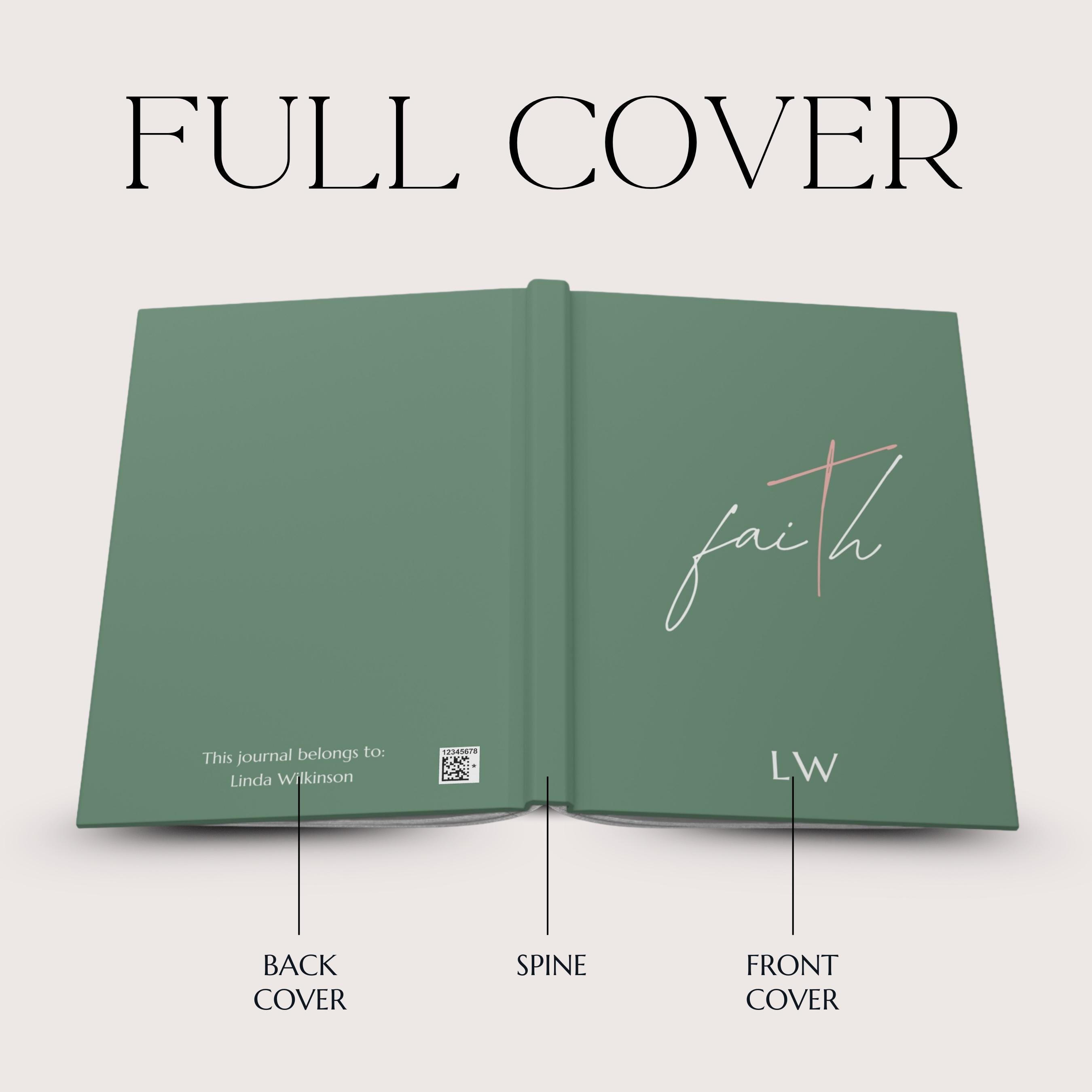 Custom Name Faith Journal With Cross - Personalized Prayer Journal for ...