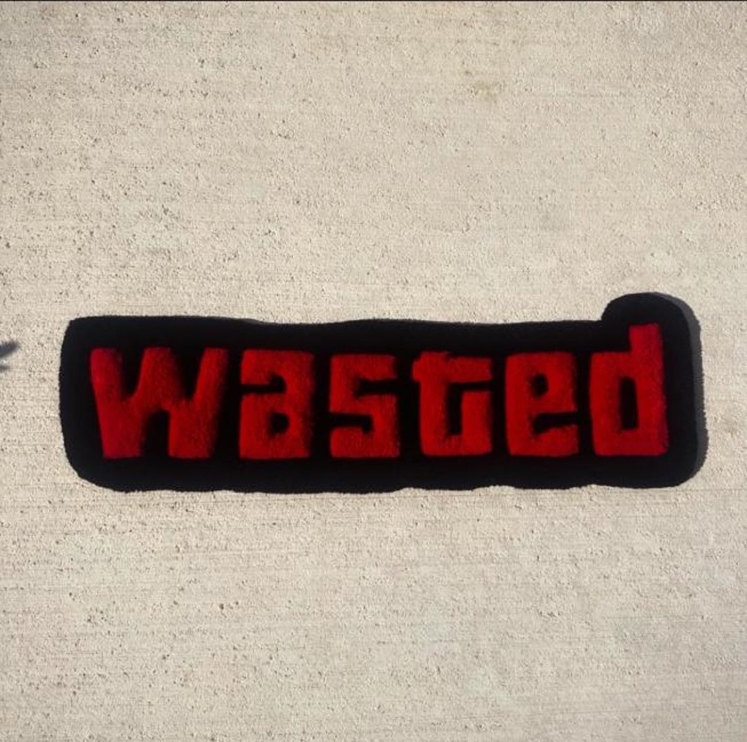 GTA IV "wasted" Rug - Etsy