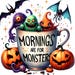 Scary Halloween Tea Cups, Watercolor Clipart Bundle, Cute the Mug ...