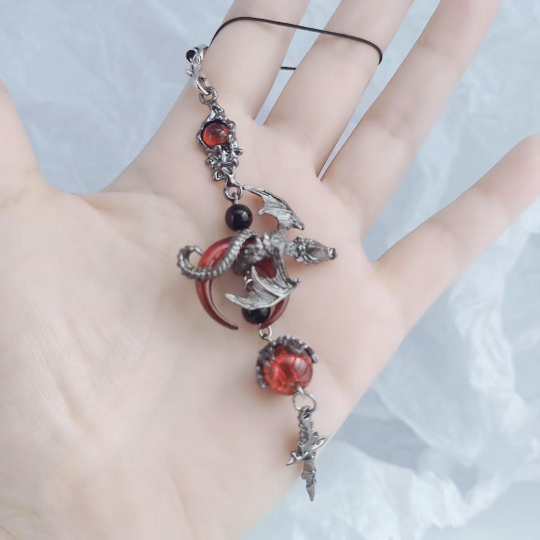 Love and Deepspace Dragon Sylus Phone Charm, Dragon Sylus Bracelet - Etsy