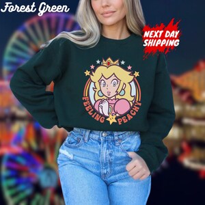 Princess Peach Mario Sweatshirt, It’s Peach Time Hoodie, Super Mario ...