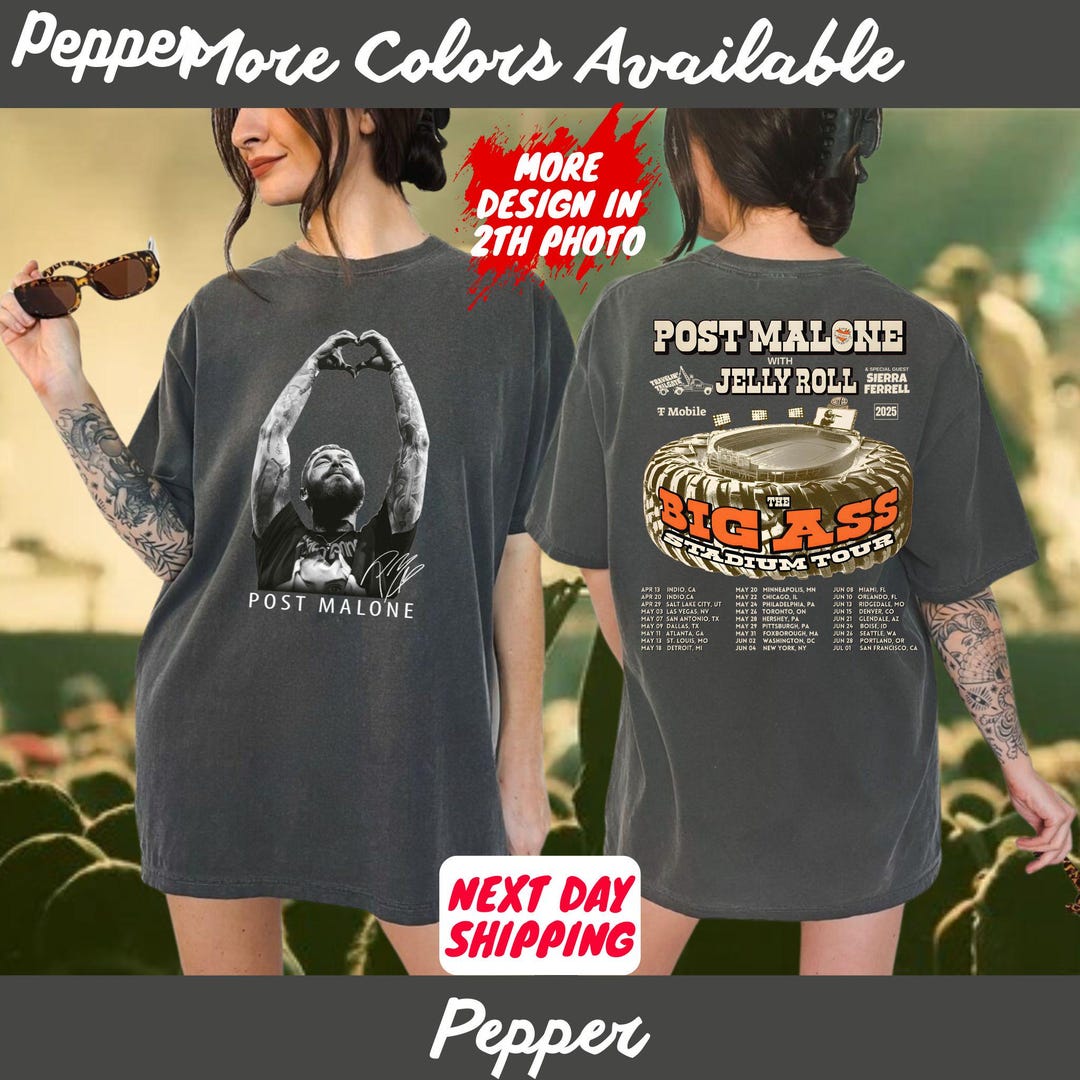 Comfort Colors Post Malone, Kids Post Malone Shirt, Post Malone Tour ...