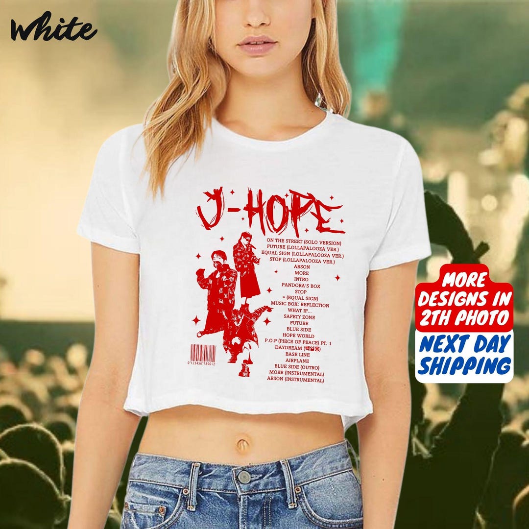 J-hope Hope on the Stage Tour Crop Top, Hope on the Street Crop Tops, J ...