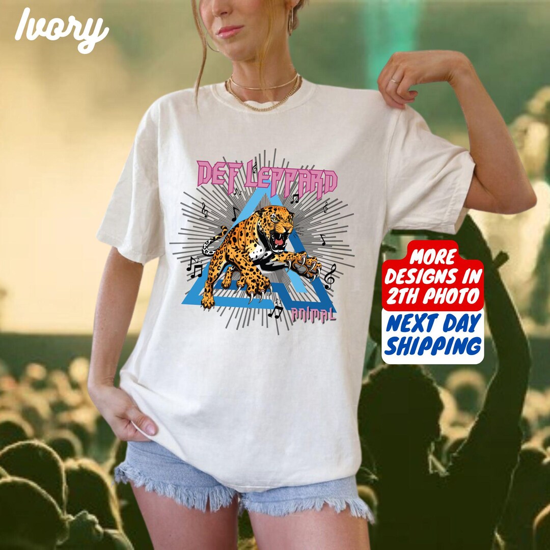 Comfort Colors Def Leppard Journey 2025 T-shirt, Journey Summer Stadium ...