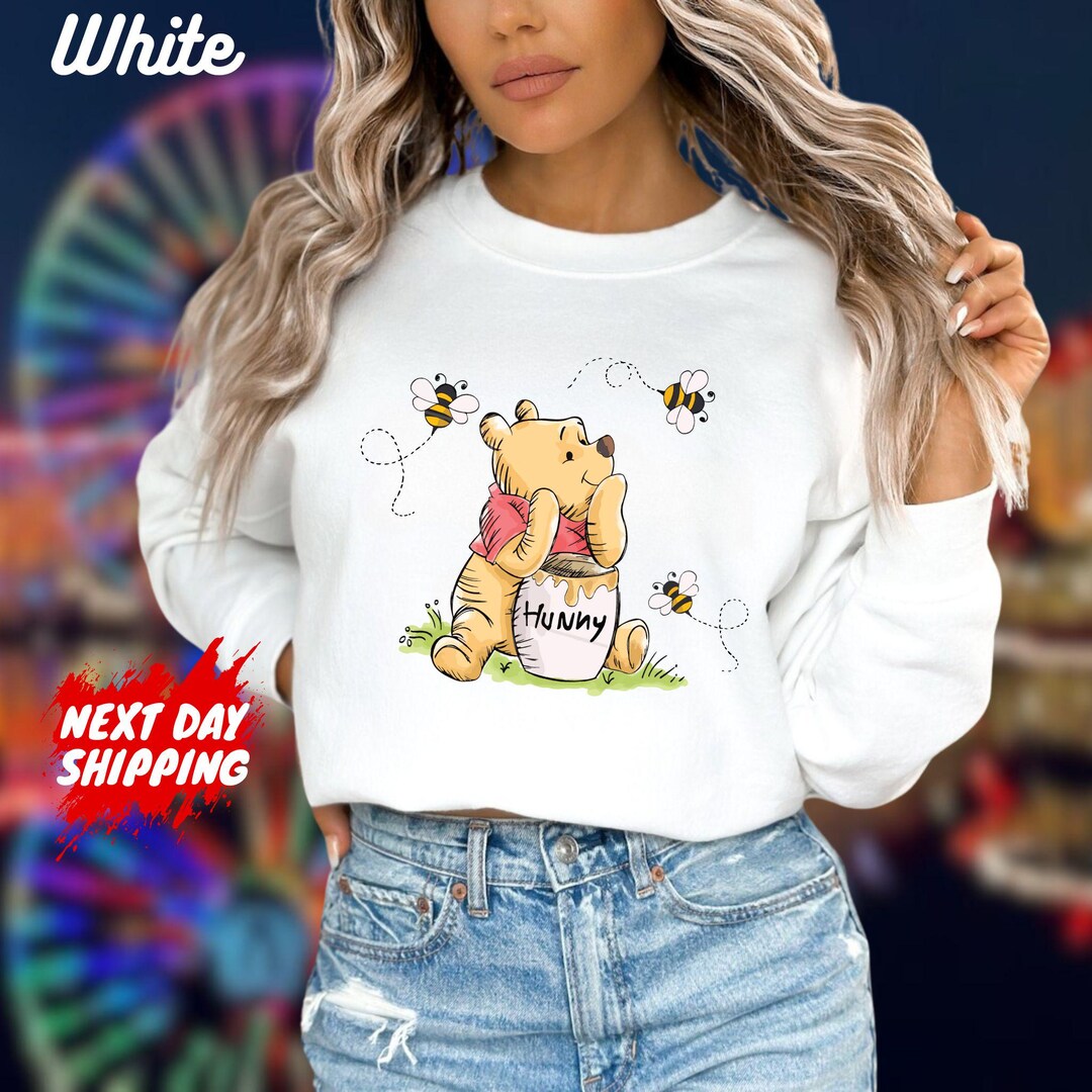 Vintage Pooh Sweatshirt, Winnie the Pooh Hoodie, Disney Trip Sweatshirt ...