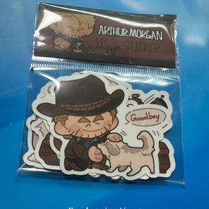 Arthur Morgan Stickers, Halloween Stickers, Custom Bumper Stickers ...
