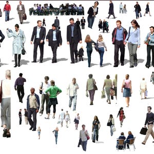 High Quality Character PSD Material, Advertising and Marketing ...