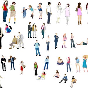High Quality Character PSD Material, Advertising and Marketing ...