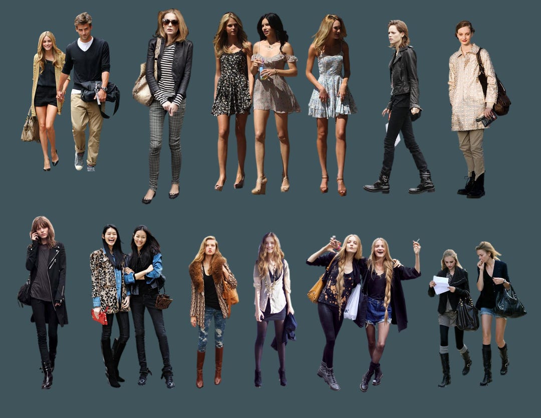 High Quality Character PSD Material, Advertising and Marketing ...