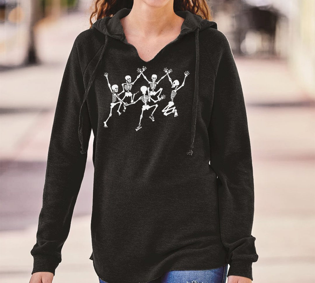 Dancing Skeletons in a Circle, Women's Pullover Hoodie, Sweatshirt ...