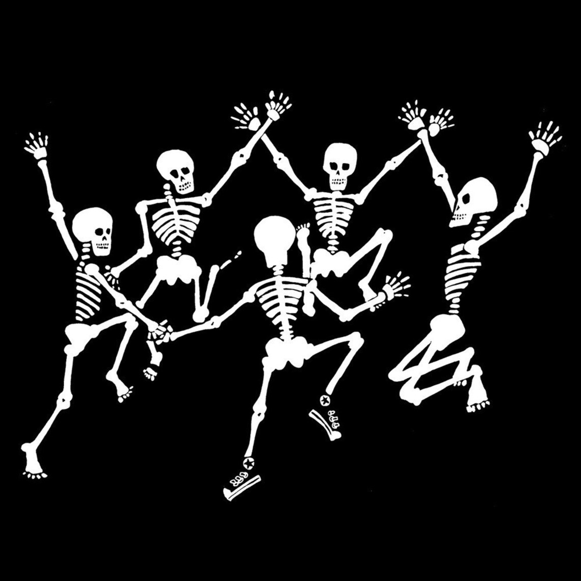 Kid's Dancing Skeletons T-shirt Little Deadhead t-shirt | Etsy