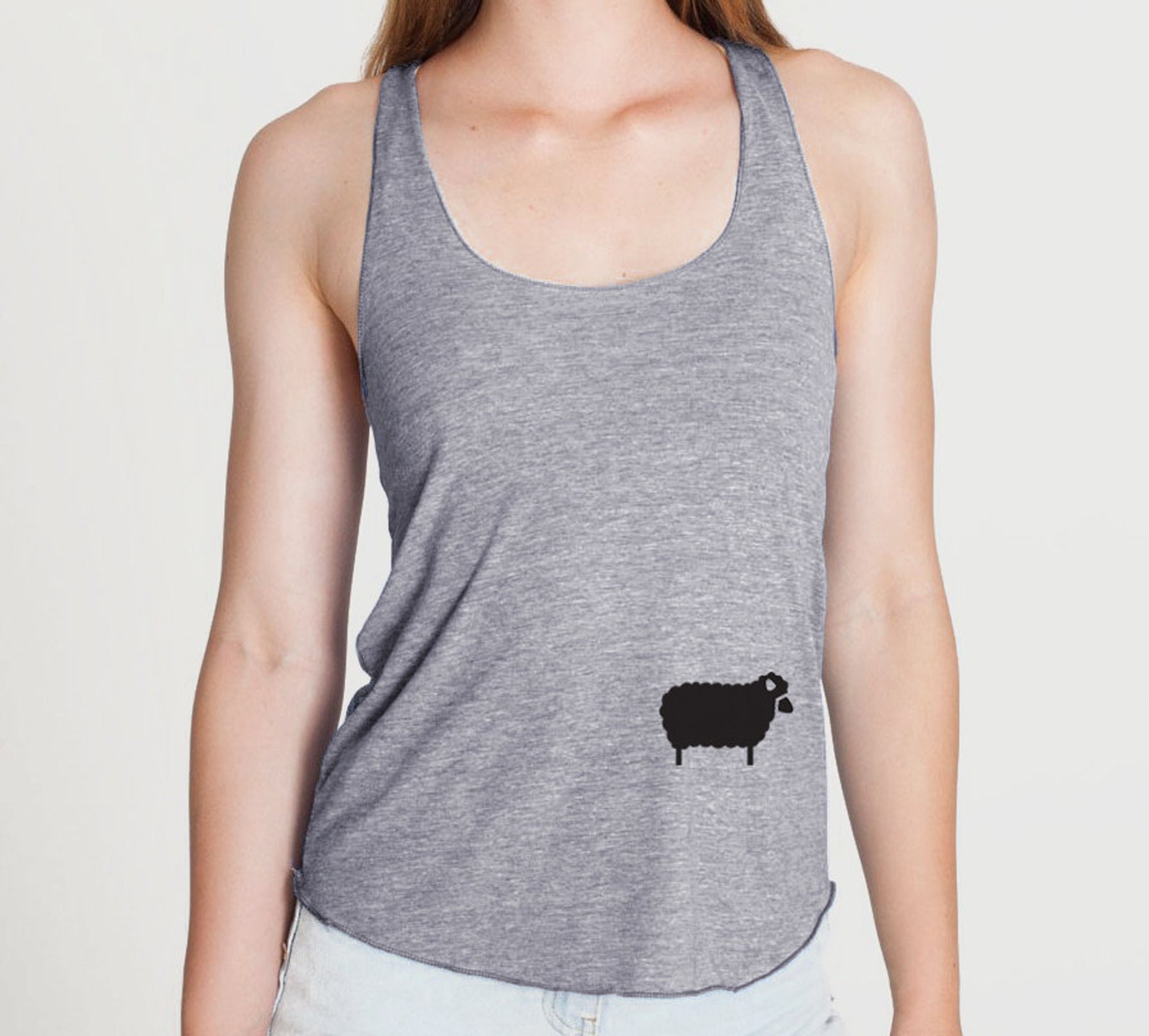 Black Sheep Tank Top Tri-blend Racerback Tank Women's - Etsy
