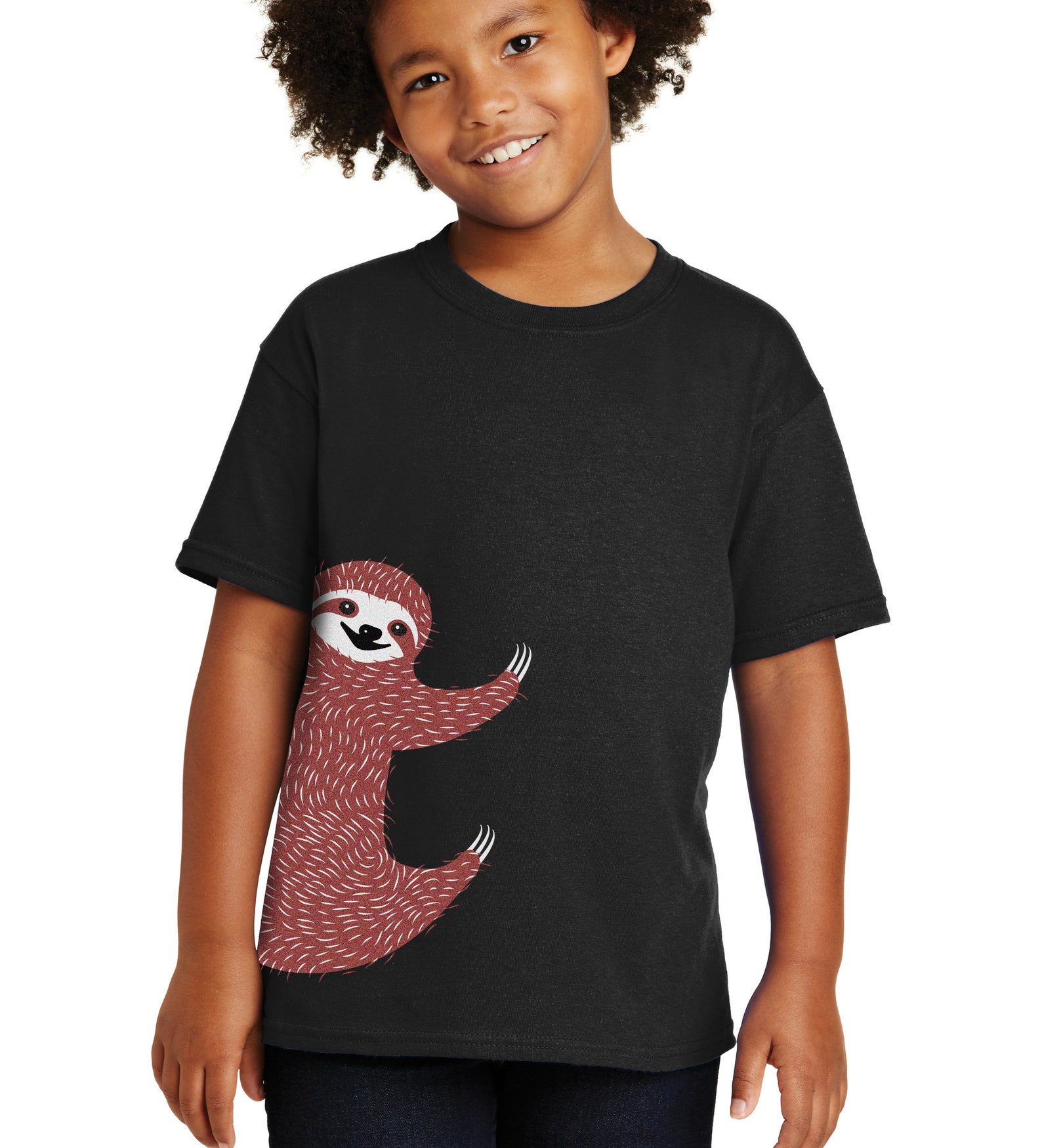 Kids Sloth t-shirt Toddler Sloth Shirt Sloth Spirit Animal | Etsy