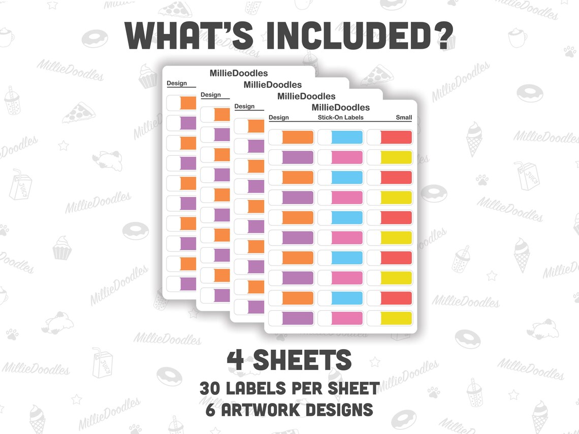 Stick-on Name Tag Labels Personalised School Kids Labels Waterproof ...