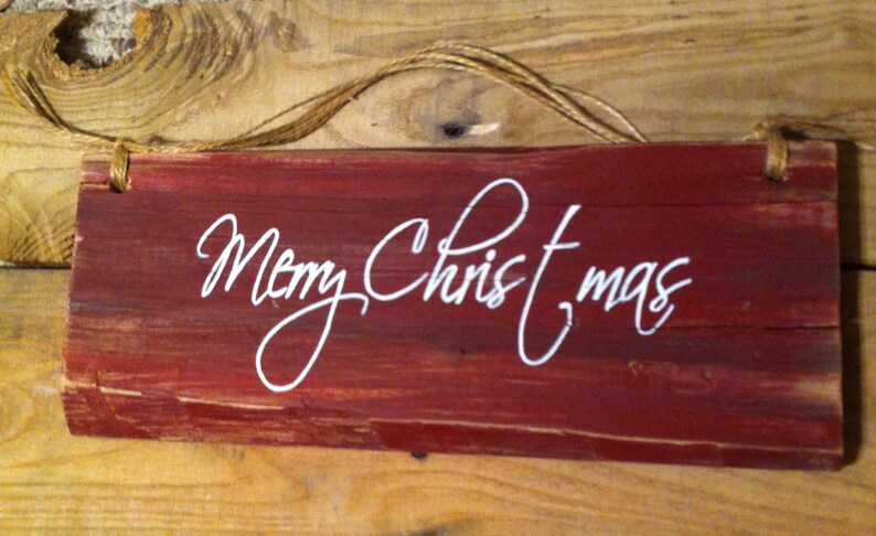Vertical JOY Sign Custom Hand Painted Reclaimed Wood Christmas - Not ...