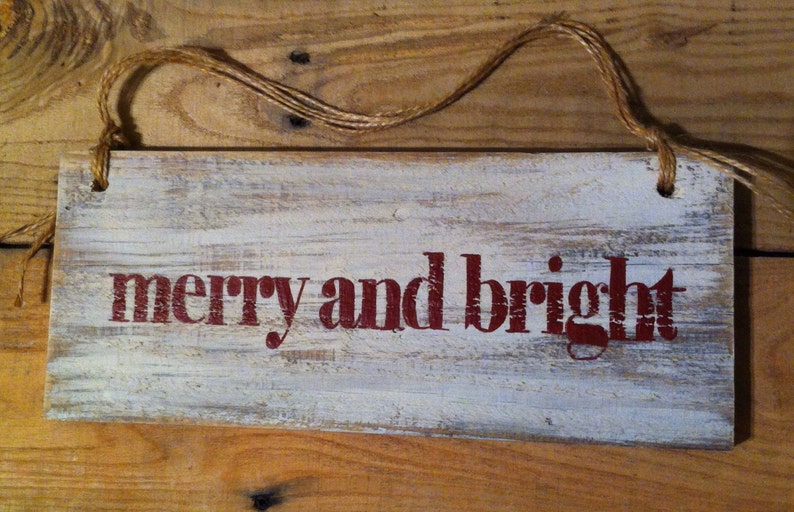 Vertical JOY Sign Custom Hand Painted Reclaimed Wood Christmas - Not ...
