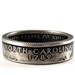 Silver North Carolina Coin Ring - Silver State Quarter Ring - Coin ...