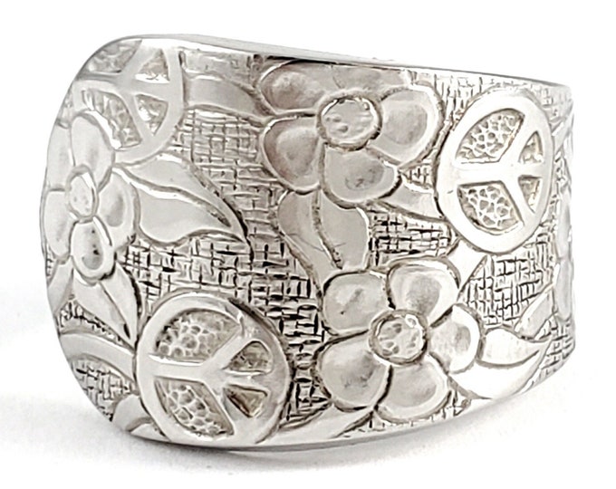 Woodstock Spoon Ring - Stainless Steel Spoon Ring - Flatware Jewelry ...