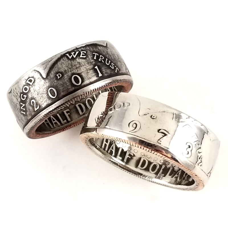 Mens Coin Wedding Bands - Etsy
