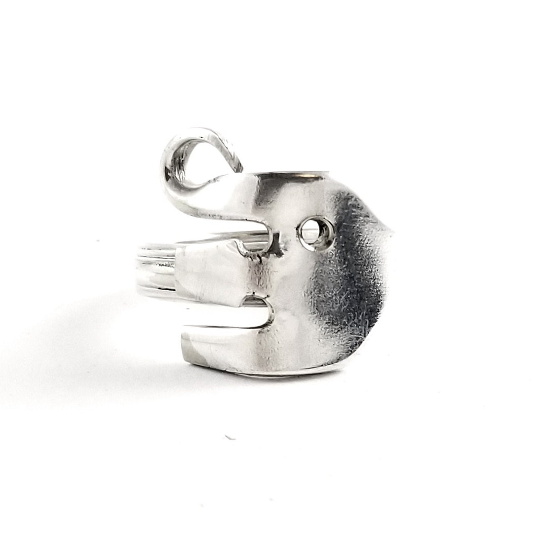Mini Elefork Ring Upcycled Jewelry Elephant Fork Ring - Etsy