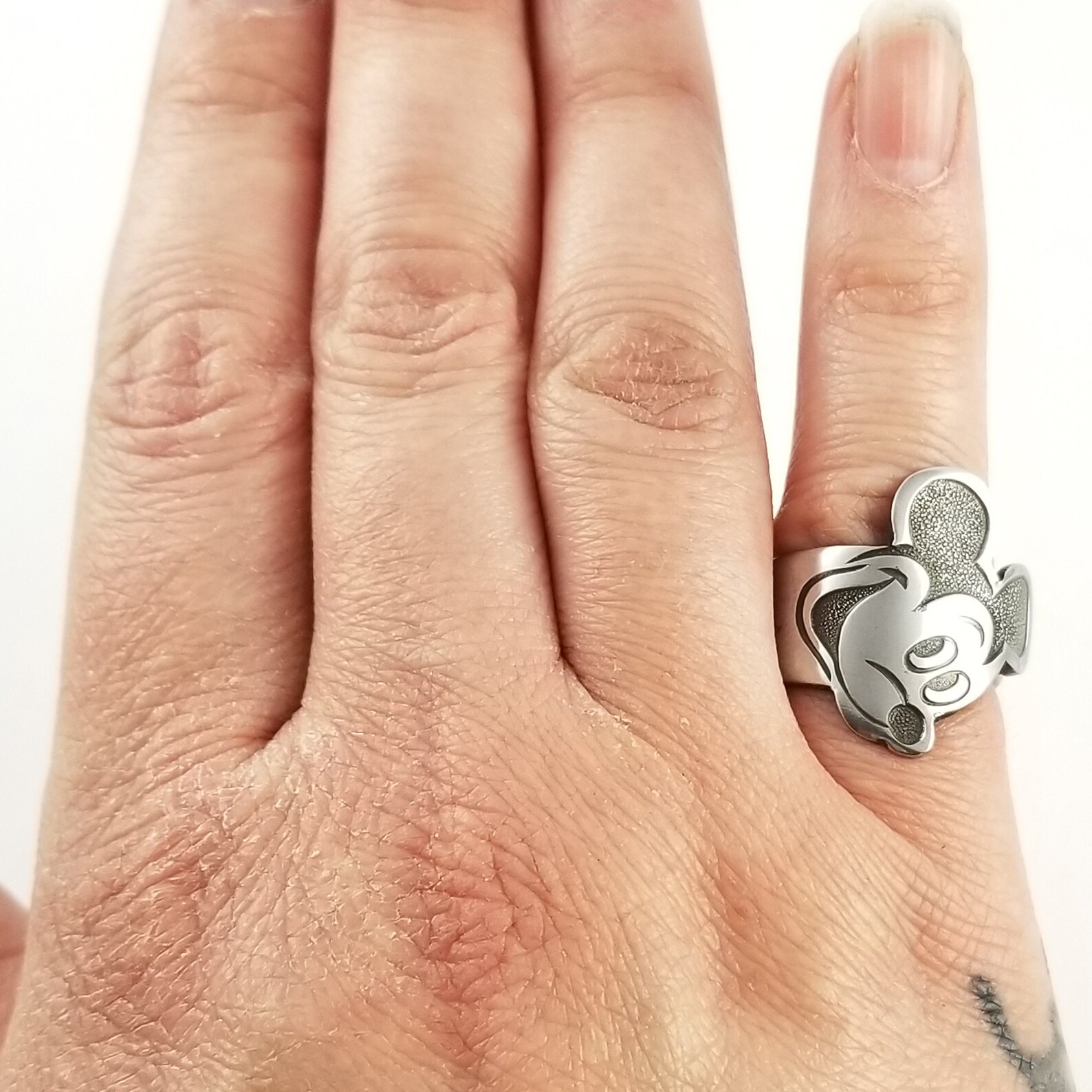Vintage Mickey Mouse Spoon Ring Bonny Walt Disney Stainless - Etsy